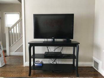 Invisible Wire Concealment For Wall Mounted TV. Cable Management